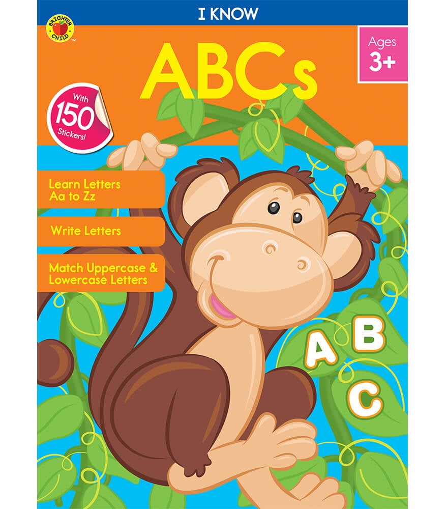 Brighter Child I Know: ABCs Activity Book Grade PK-1 (64 pages; 1 sheet ...