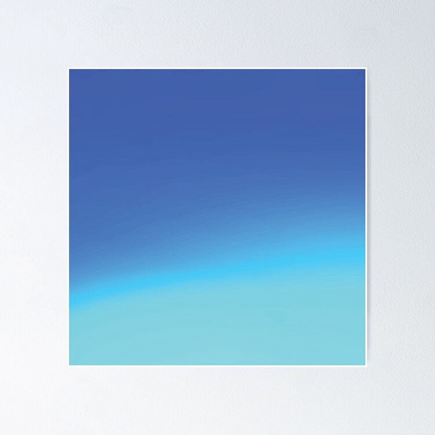 Brightest Blue Haze Poster- Unframed Poster | Wall Art | Perfect For ...