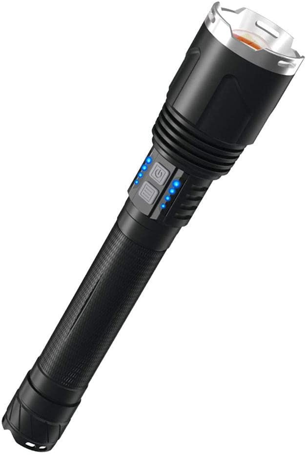Brightest Flashlight Rechargeable XHP110 LED Powerful Tactical ...
