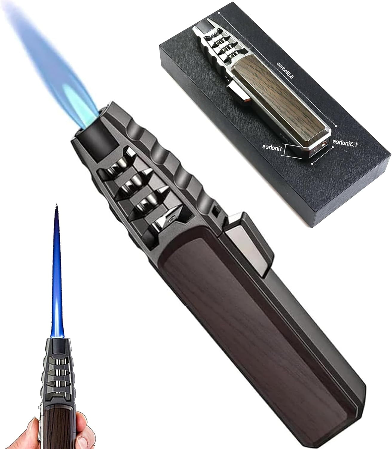 Brightfire Rechargeable Torch Lighter - Solar Beam Torch, Refillable ...