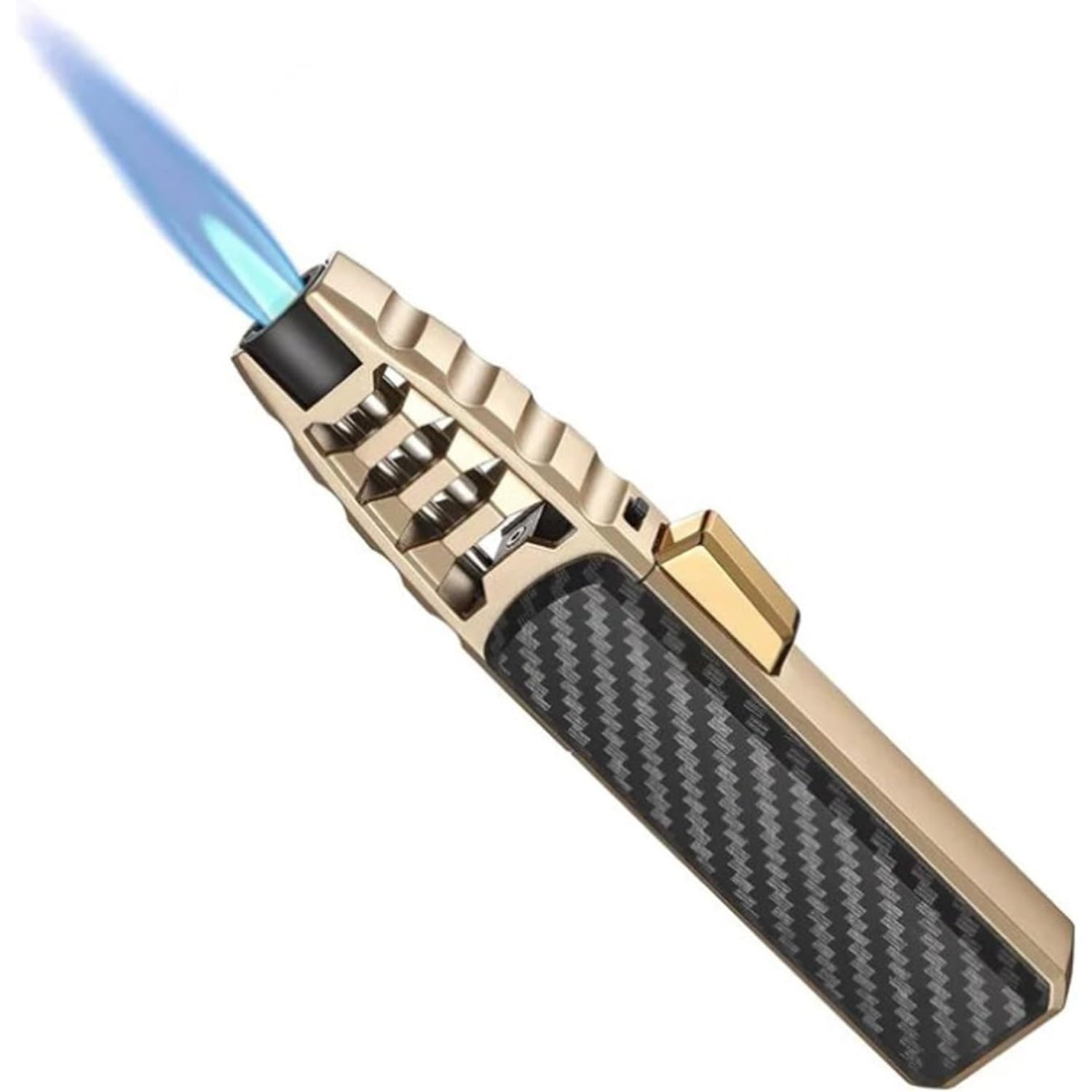 Brightfire Rechargeable Torch Lighter, Windproof Straight Torch Blue ...