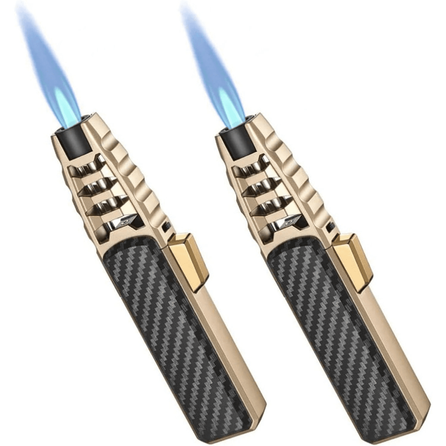 Brightfire Rechargeable Torch Lighter, Windproof Straight Torch Blue ...