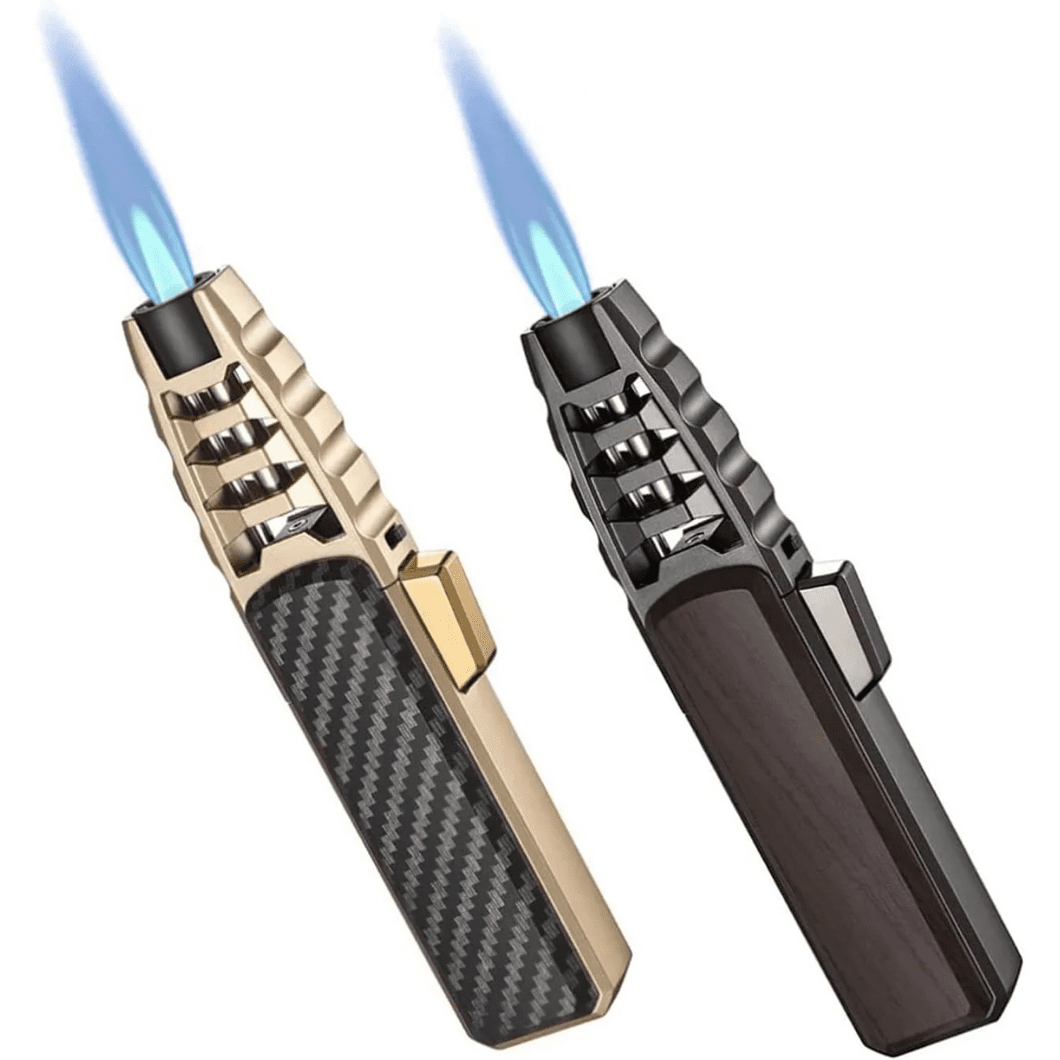 Brightfire Rechargeable Torch Lighter, Windproof Straight Torch Blue Flame Lighter, Jet Turbine ...