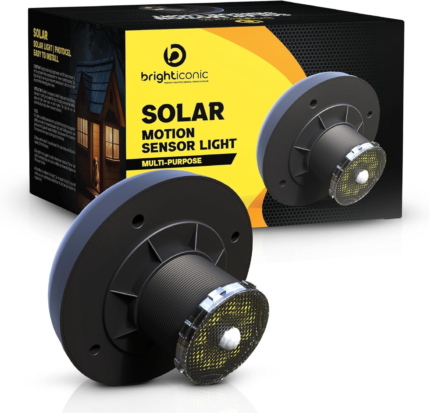 Brighticonic Solar Lights for Dog House, Chicken Coop, Outhouse ...