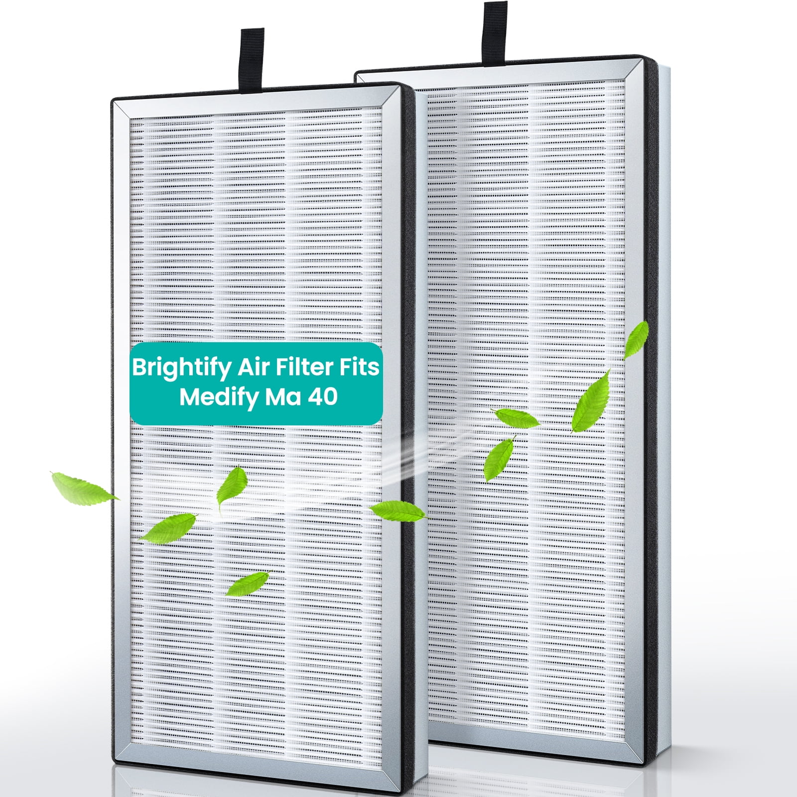 Brightify 2-Pack H13 HEPA Filters for Medify MA-40, 3-in-1 Pre-filter ...