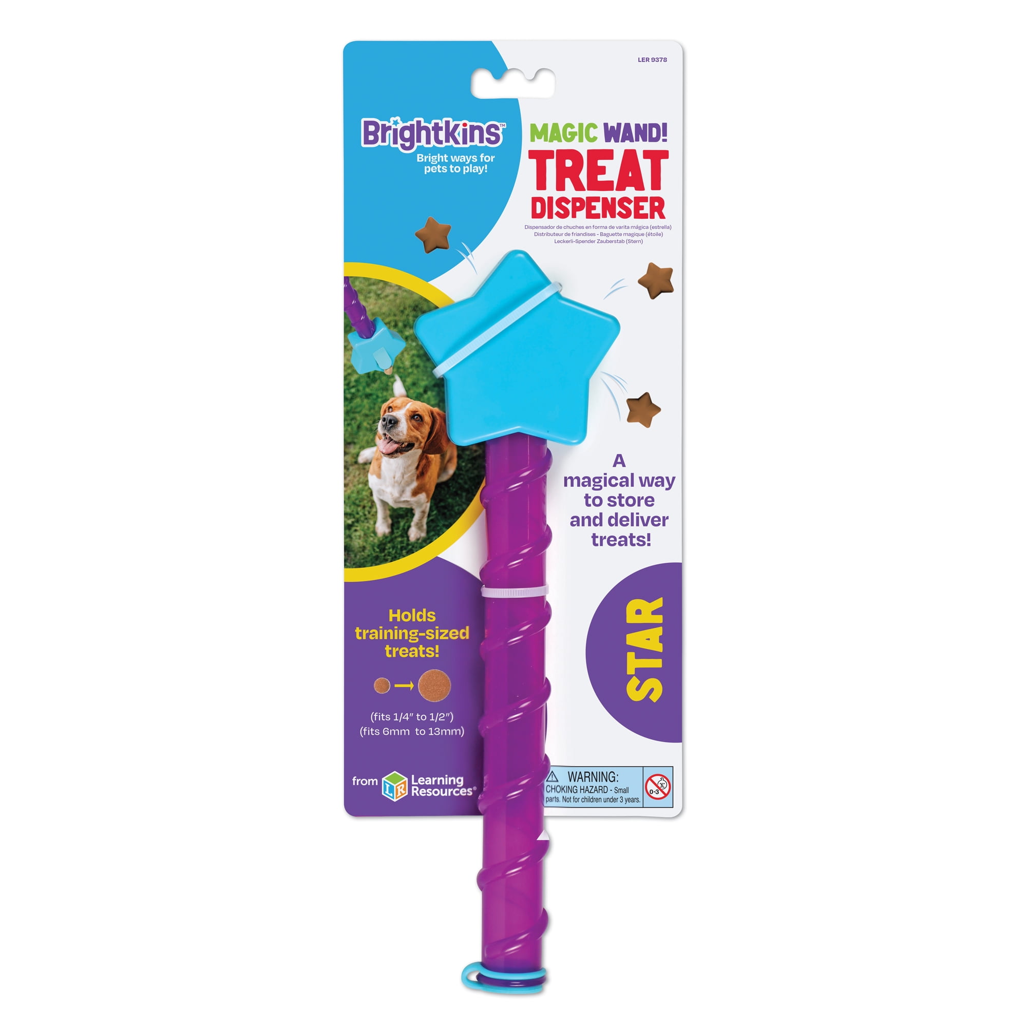 Brightkins Magic Wand Treat Dispenser: Star - Playful Dog Toy and Puppy ...