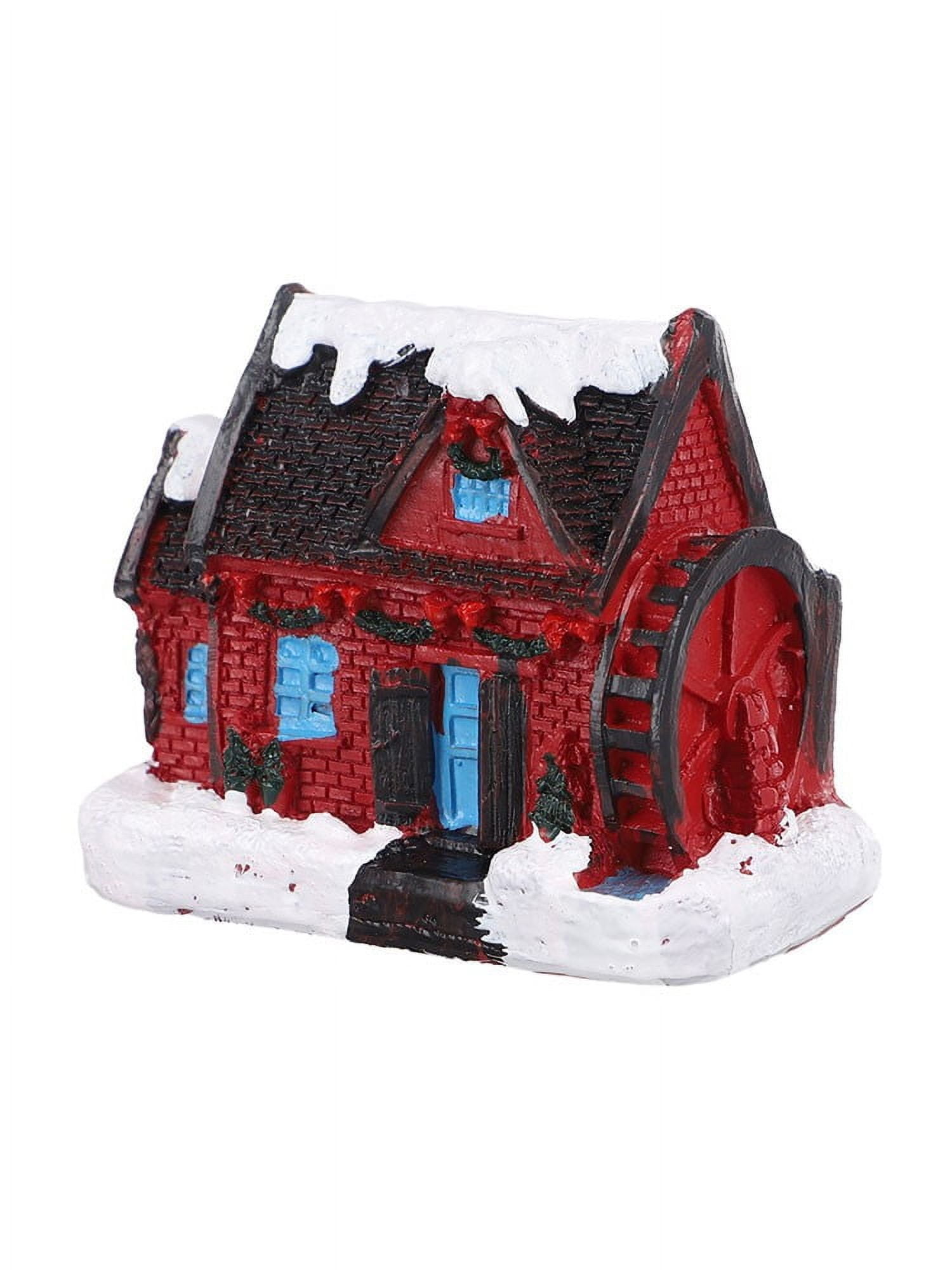 Brightness Led Light Up Small Village House Scene Christmas Decor ...