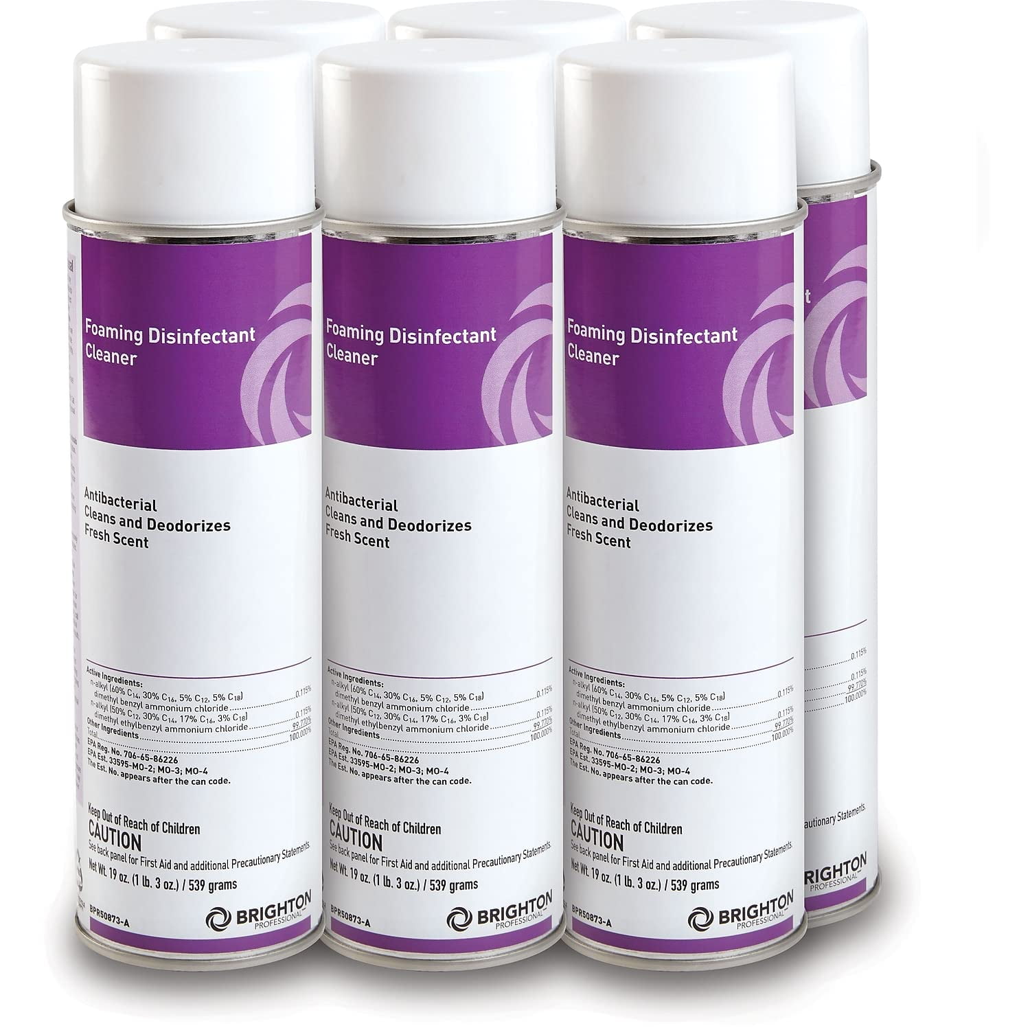 Brighton 2611672 Brighton Professional Foaming Disinfectant Cleaner, 19 ...