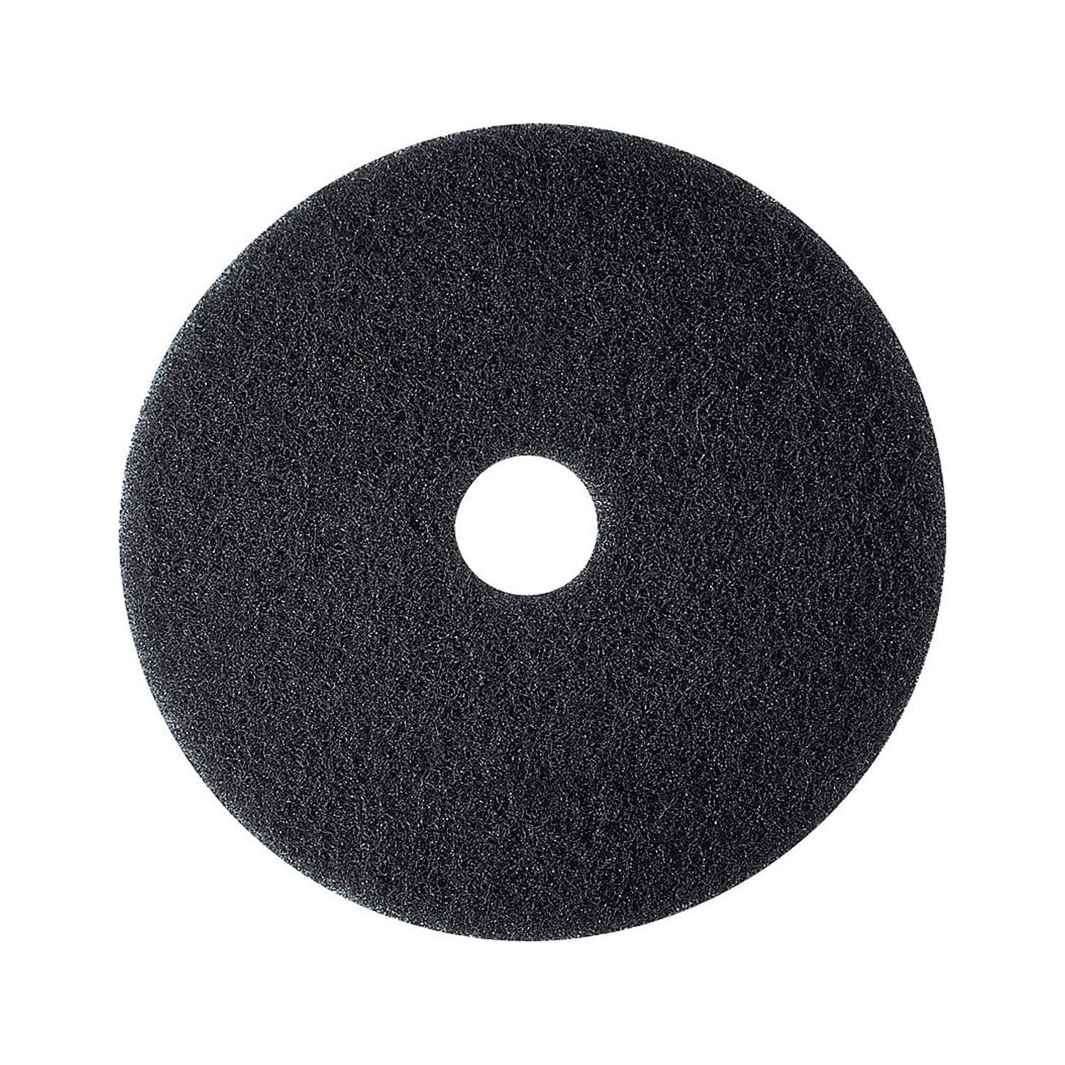 Brighton High-Performance Floor Stripping Pad 20" 5/Ct Black 655321 ...