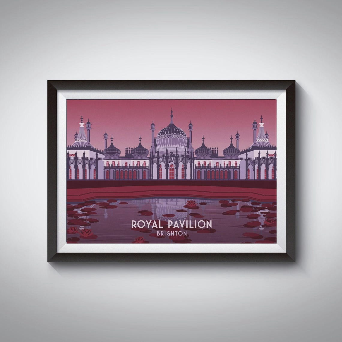 Brighton Pavilion Architecture Seaside Laines Wall Decor, Stretched ...