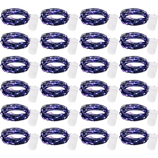 Brightown 12 Pack LED Fairy Lights Battery Operated String Lights - 7ft ...