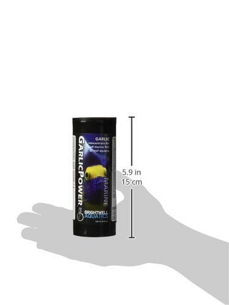 Brightwell Aquatics Garlic Power - Aquarium Food Enhancer 4 oz/125 ML ...