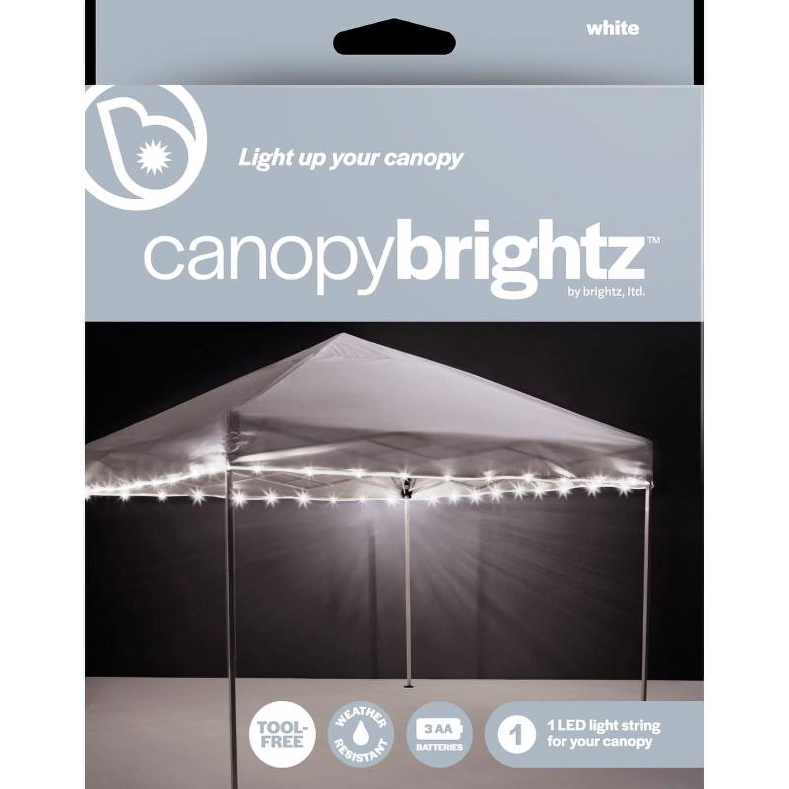 Brightz Canopy Lights 10' x 10' Umbrella Lighting Outdoor Canopies ...