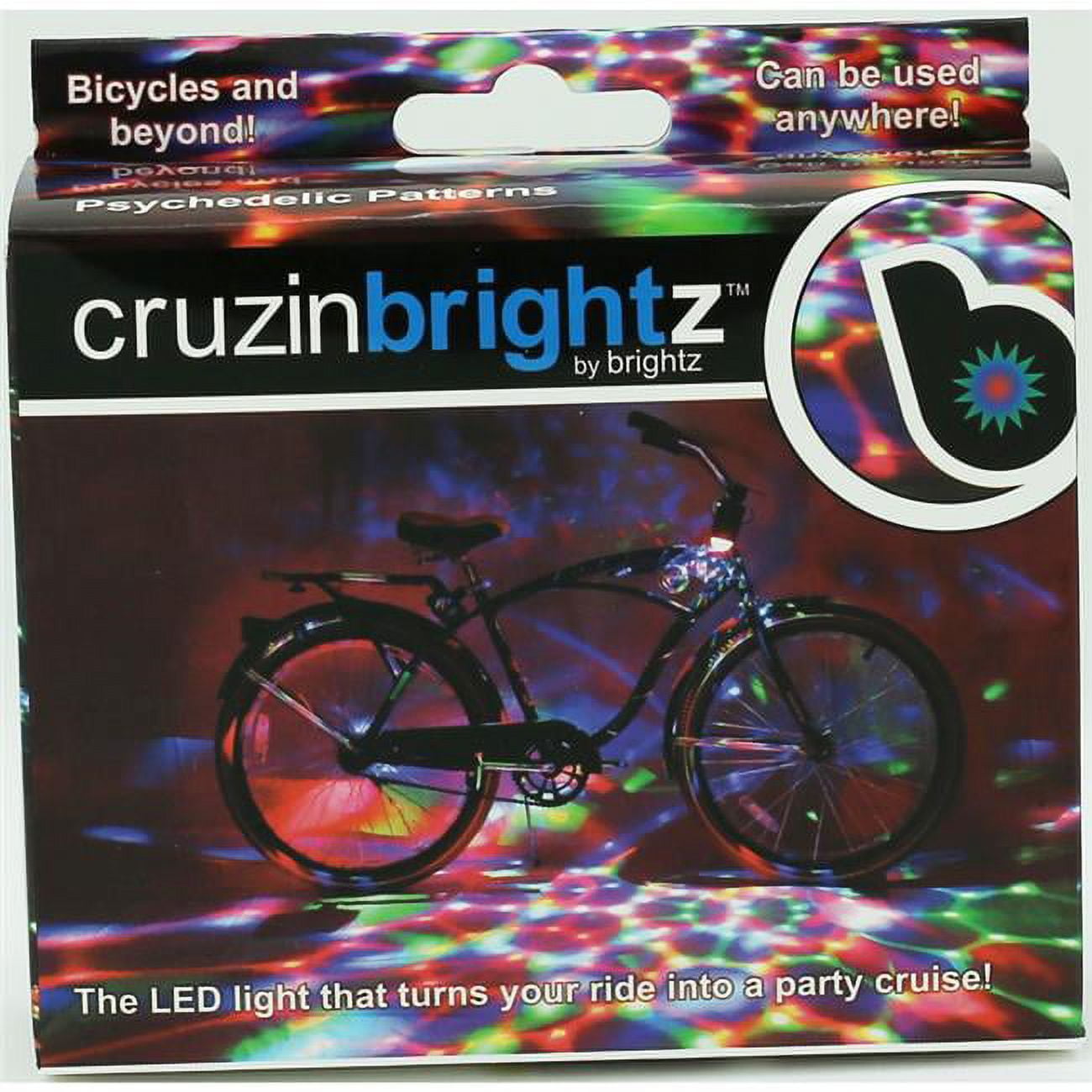 Brightz Cruzenbrightz Disco Bicycle LED Lights Multi-Colored - Walmart.com