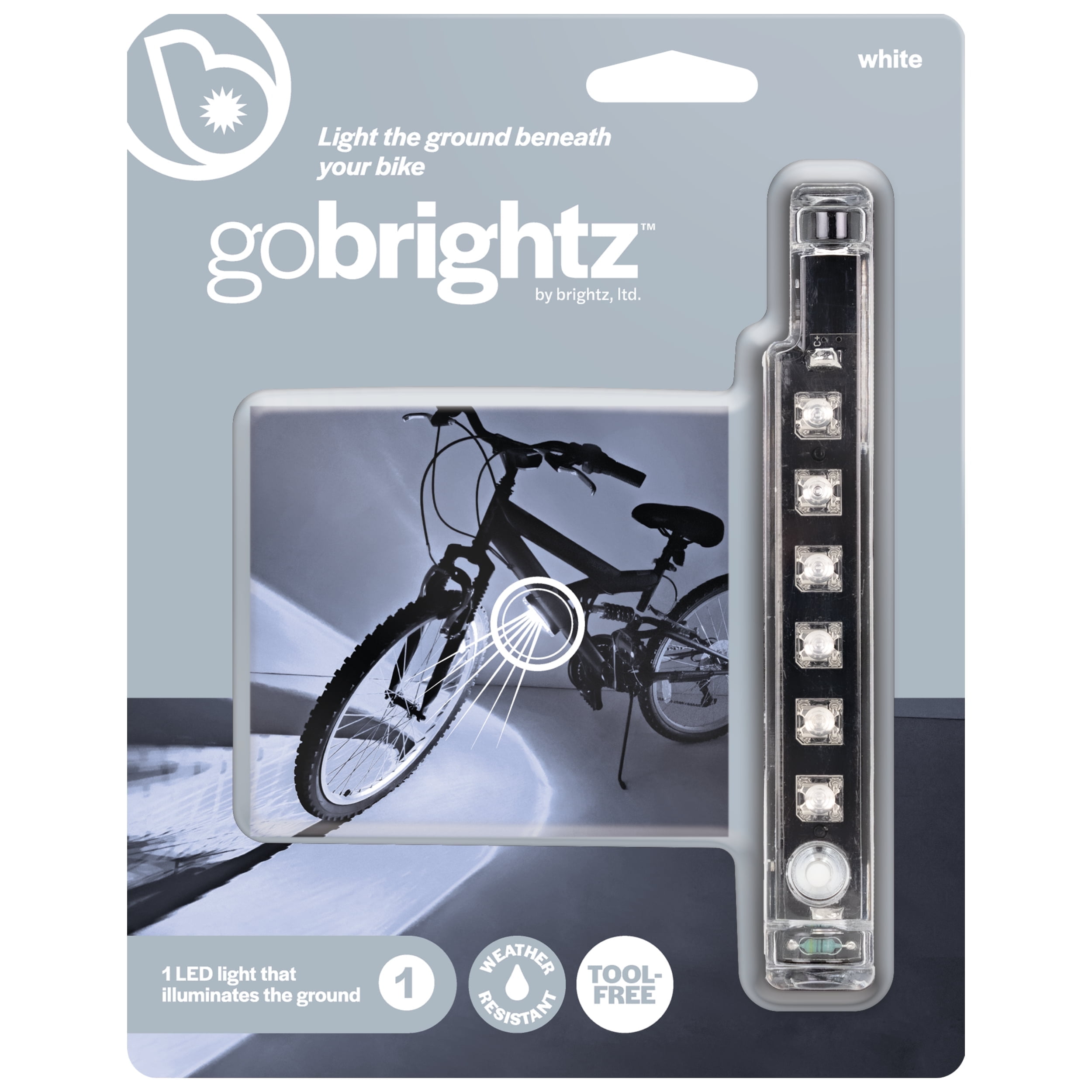 Brightz GoBrightz LED Bike Frame Light, 4 Light Modes, Underglow Effect ...