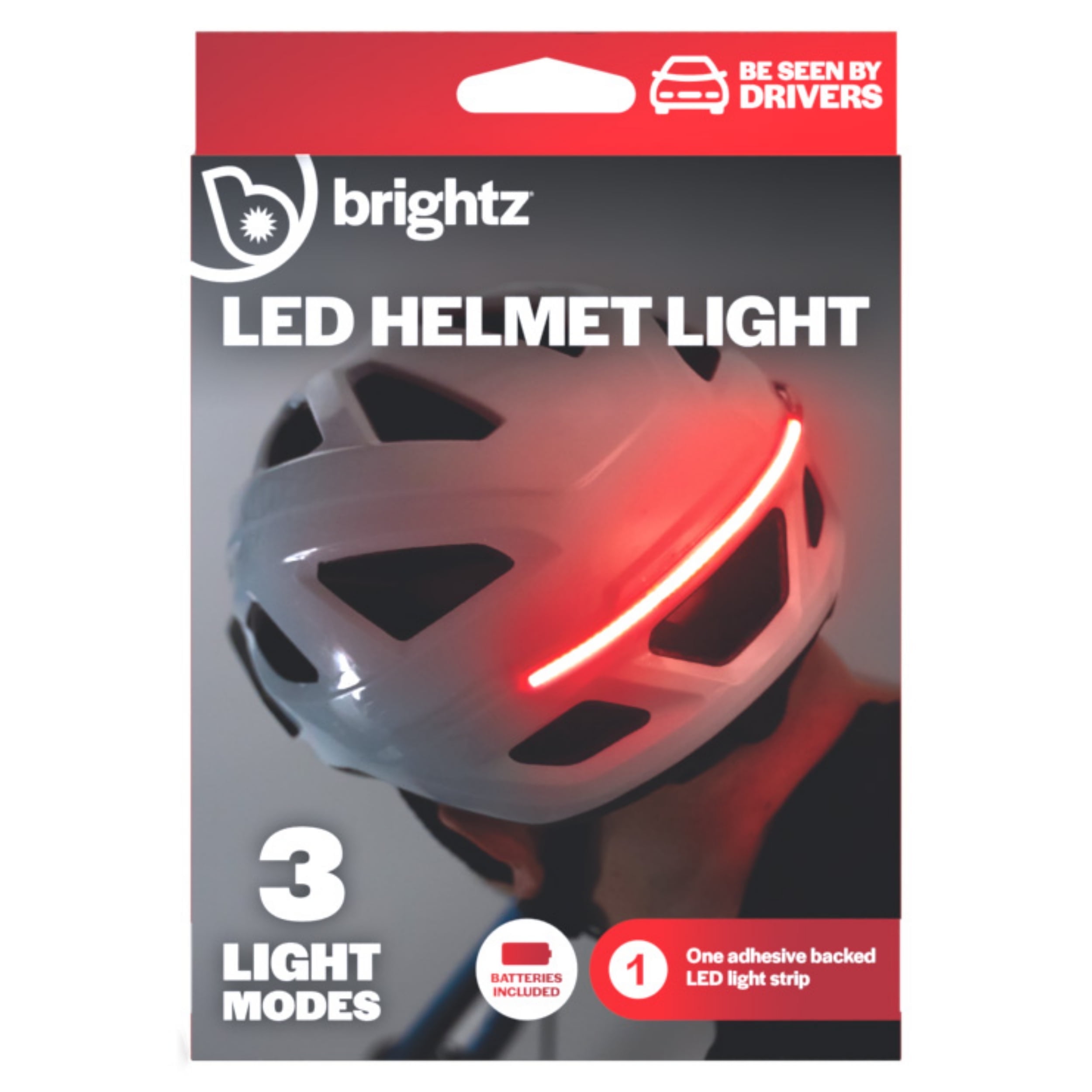 Brightz HelmetBrightz LED Bike Helmet Light, Flash & Constant Modes ...