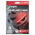 Brightz, LED Bike Helmet Light, Red, Flash & Constant Modes - Walmart.com