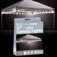 Brightz LED Canopy Lights, White - Outdoor Canopy Tent Lights for 10ft ...