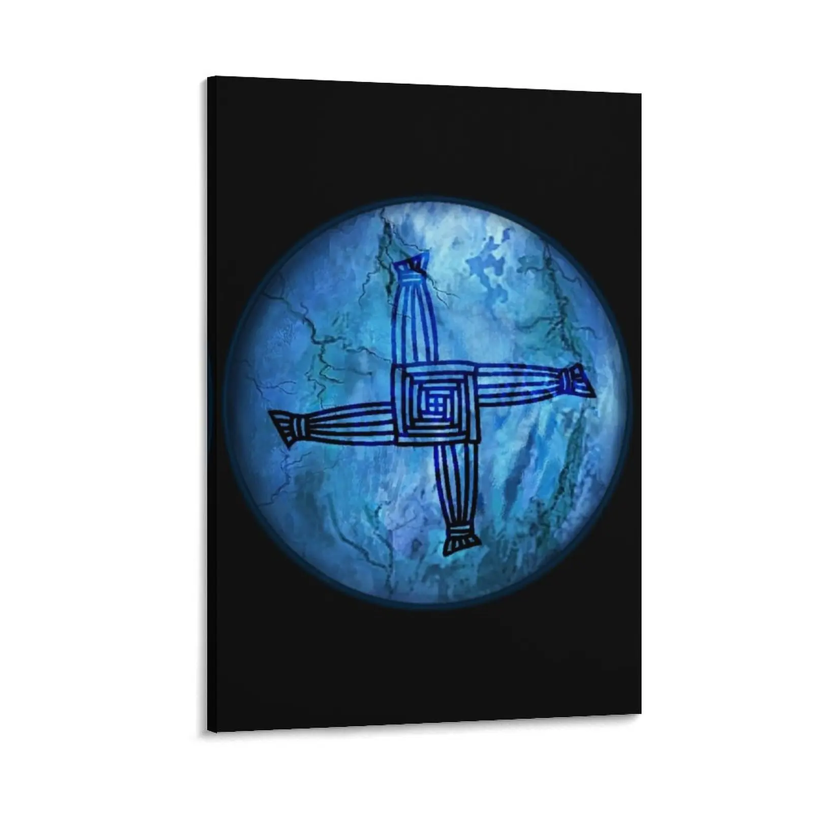 Brigids Cross Symbol Canvas Painting ration bedroom ration - Walmart.com