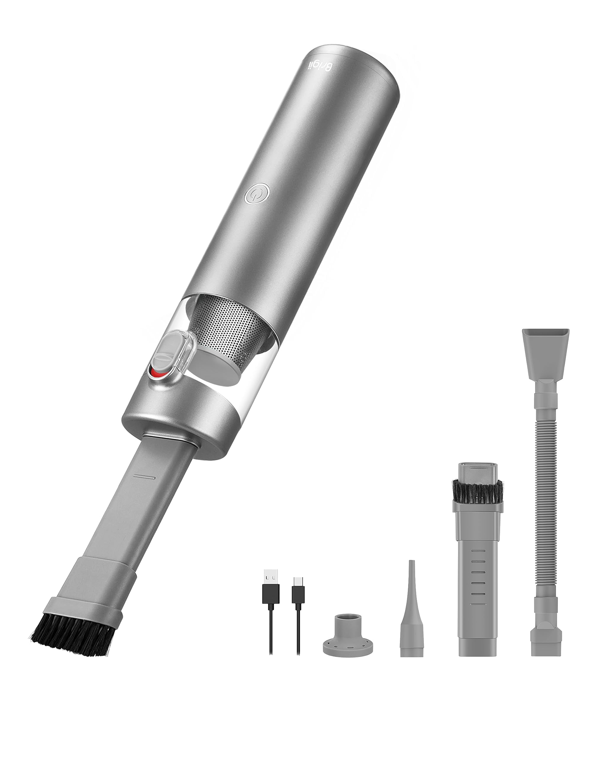 Brigii Mini Handheld Vacuum Cordless, 3 in 1-Car Vacuum & Air Duster ...