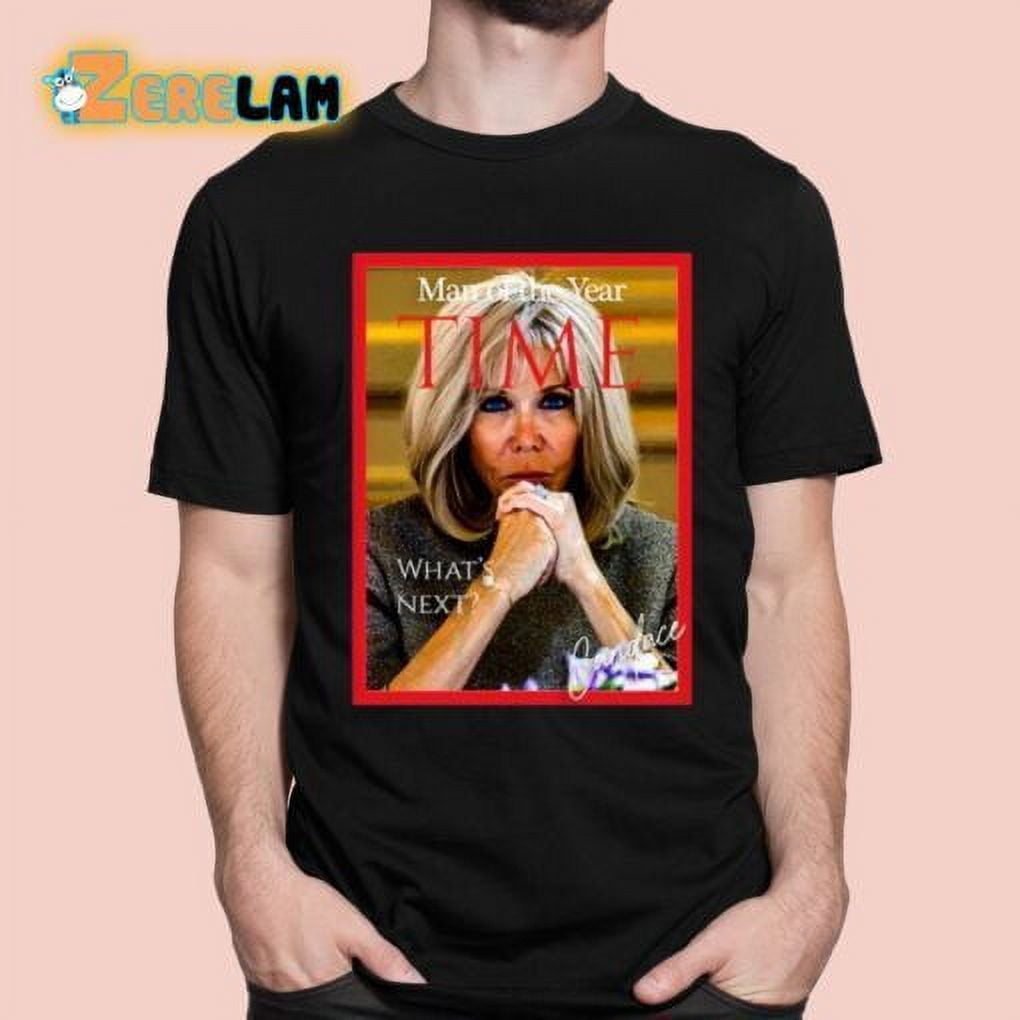 Brigitte Macron Man Of The Year Time Shirt - Walmart.com