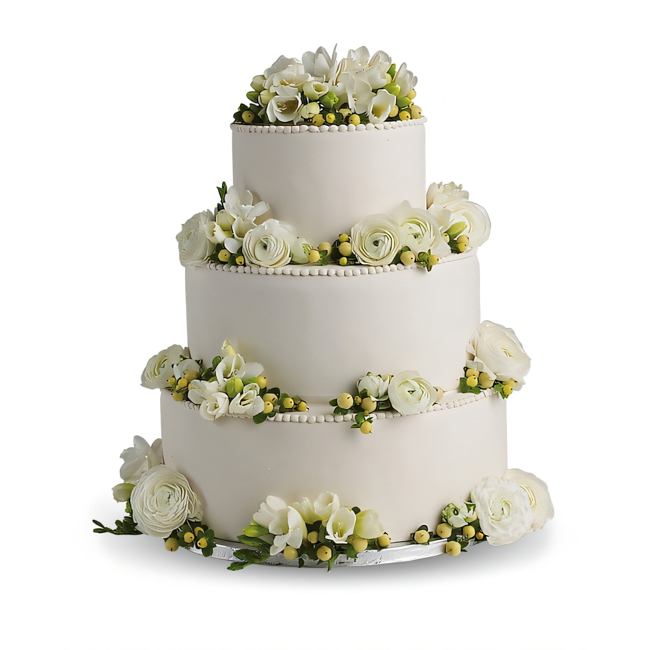 Brigitte's Flowers Galore - Freesia and Ranunculus Cake Decoration ...