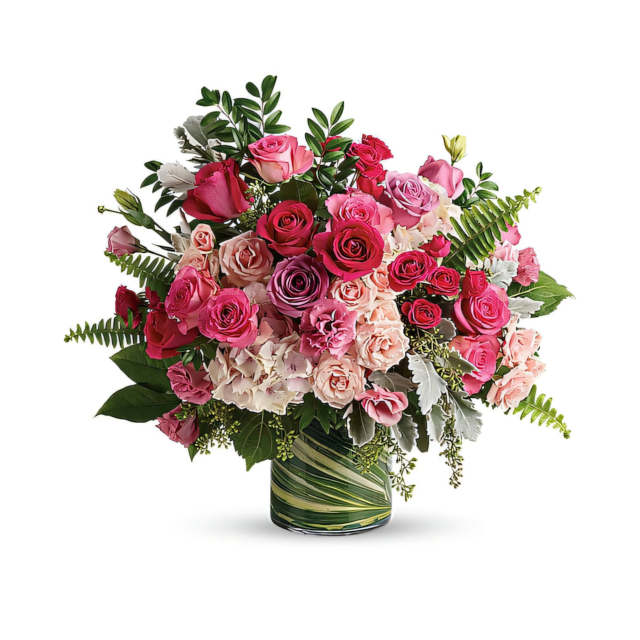 Brigitte's Flowers Galore - Haute Pink Bouquet - Standard - Walmart.com