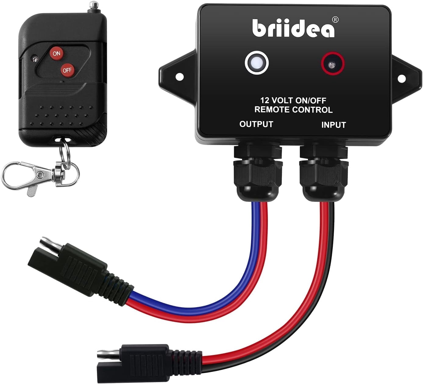 Briidea 12 Volt Wireless Remote Control Switch for Agricultural ...
