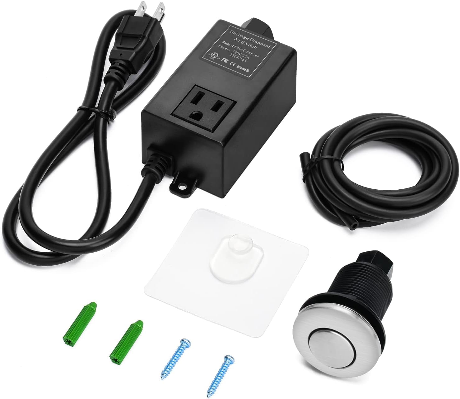 Briidea Garbage Disposal Air Switch Kit for Sinktop Waste Disposal ...