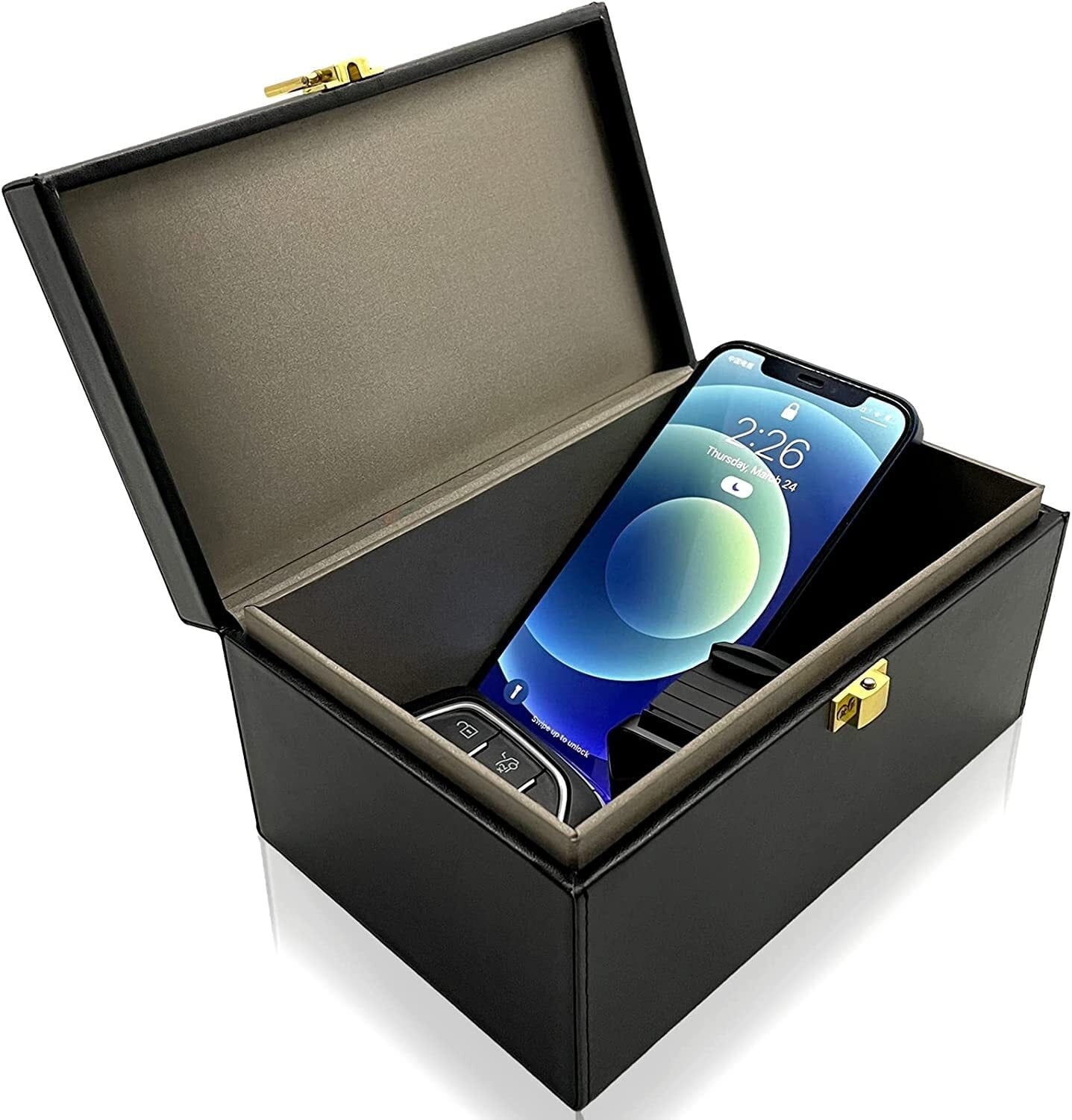 Briidea Key Fob Protector, RFID Signal Blocking Box, Faraday Signal ...