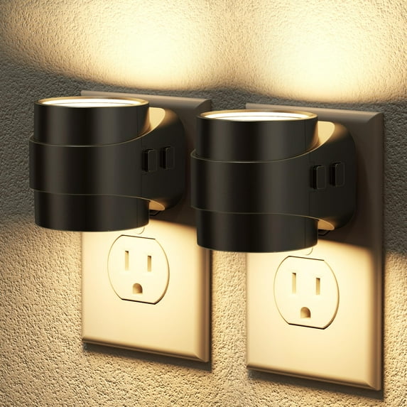 A Briignite Dimmable LED Night Light - 2 Pack Bubble Design with 3 ...