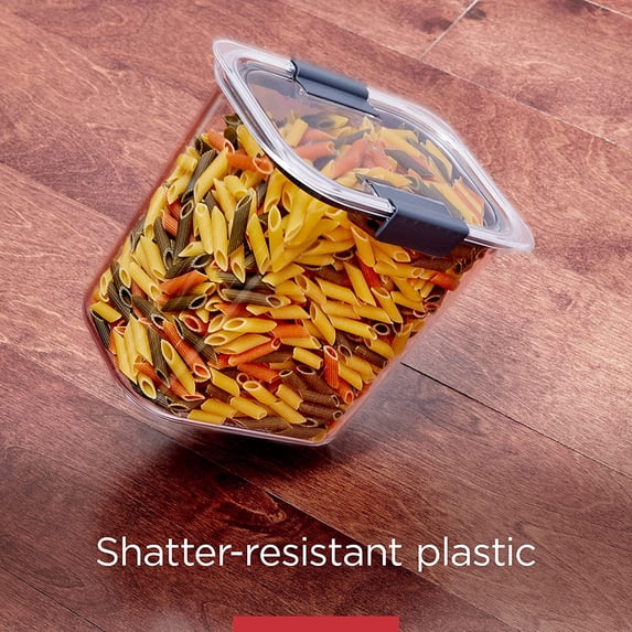 Brilliance BPA-Free Food Storage Containers, 3-Piece 16-Cup Airtight ...