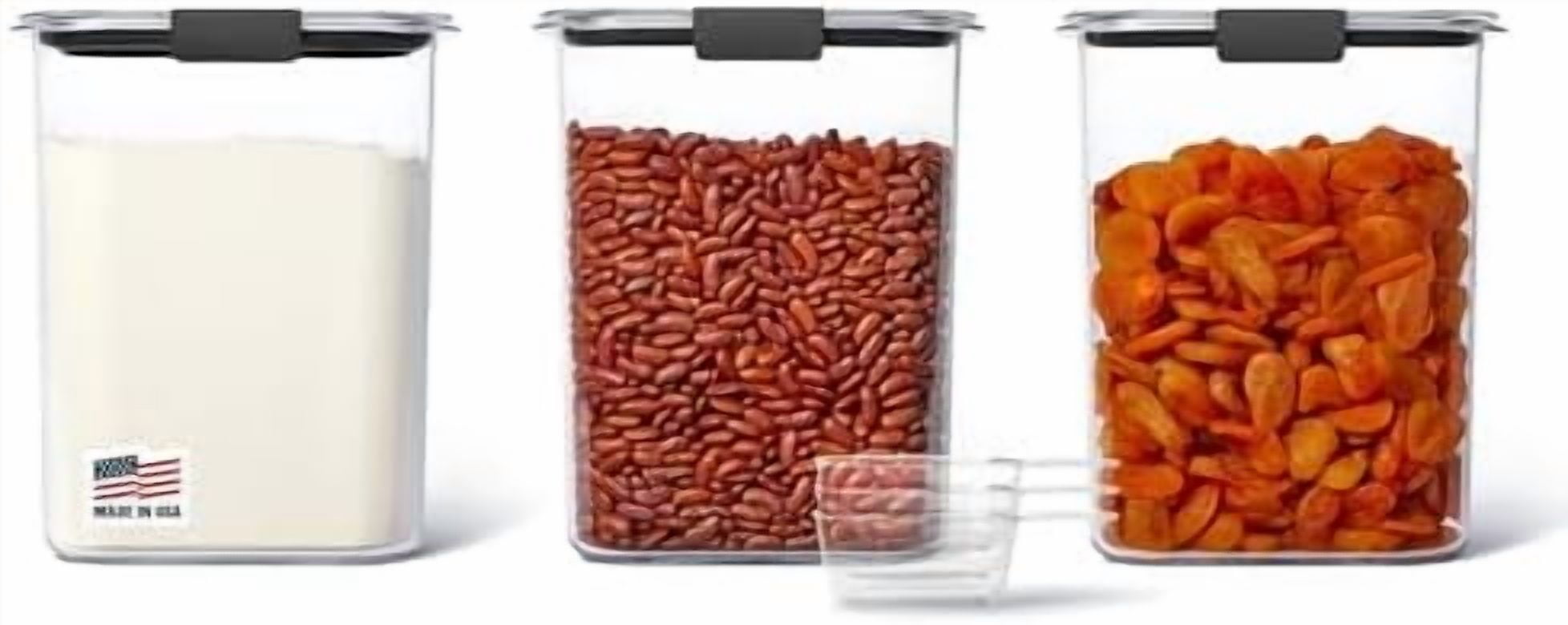 Brilliance BPA-Free Food Storage Containers with Lids Airtight Kitchen ...