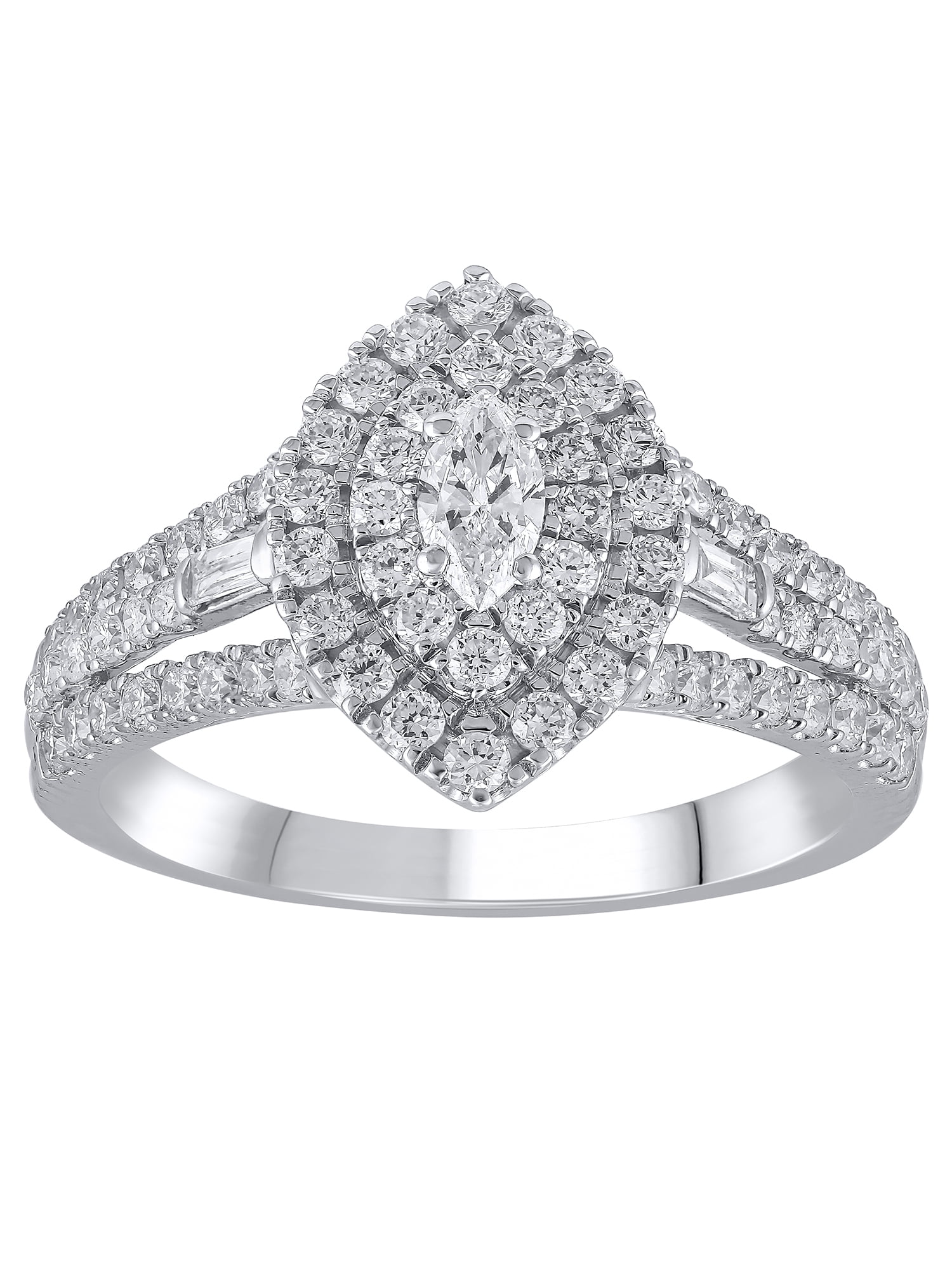 Brilliance Fine Jewelry Composite Lab Grown Diamond Engagement Women ...