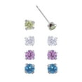 Brilliance Fine Women's Girl’s Sterling Silver Cubic Zirconia Round ...