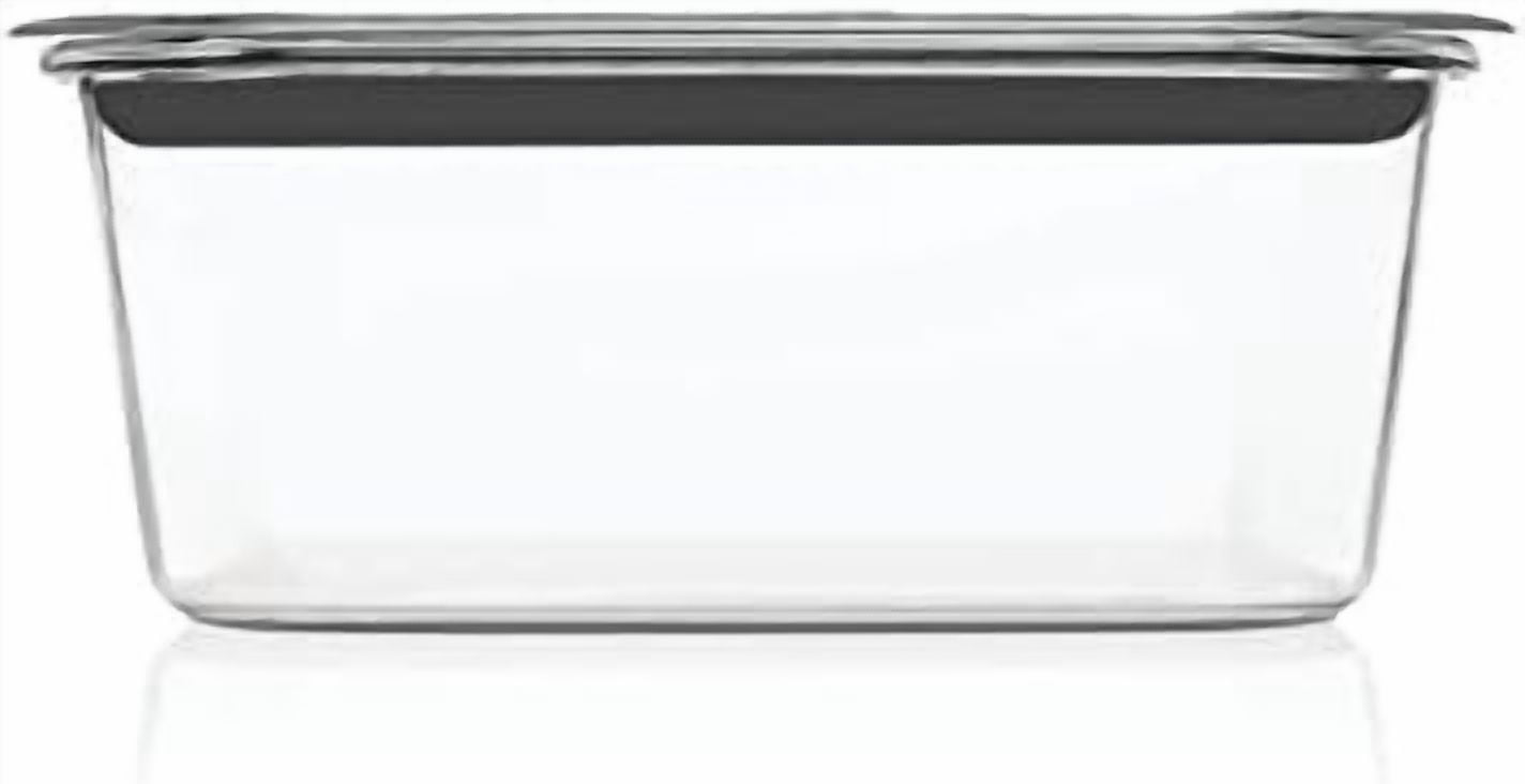 Brilliance Food Storage Container, Large, 9.6 Cup | Clear | Pack of 2 ...