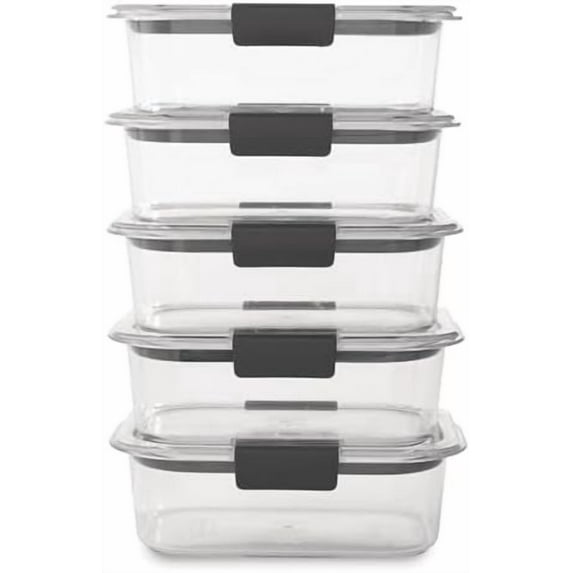 Brilliance Food Storage Containers BPA Free Airtight Lids Ideal for ...
