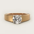 Brilliance Jewels 2 Ct Round Cut Moissanite Ring for Women 925 Sterling ...