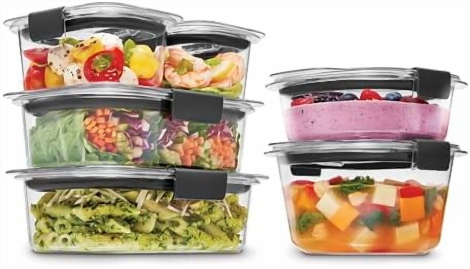 Brilliance® Round and Rectangular Leak Proof Food Storage Containers ...