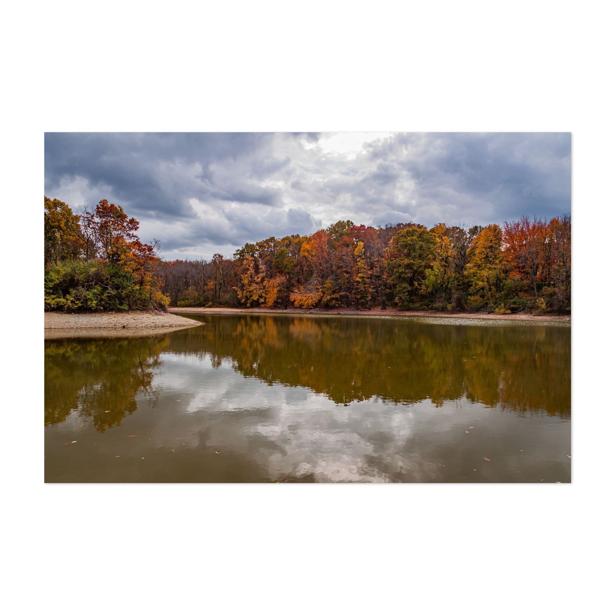 Brilliant Autumn Colors at Lake Marburg - Hanover Pennsylvania ...