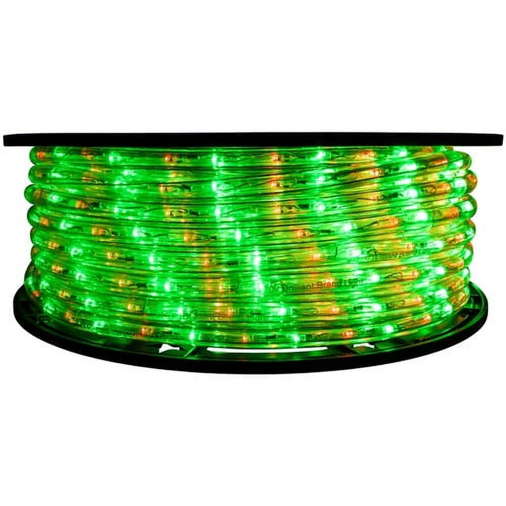 Brilliant Brand Lighting 2 Color Red & Green LED Rope Light - 120 Volt ...