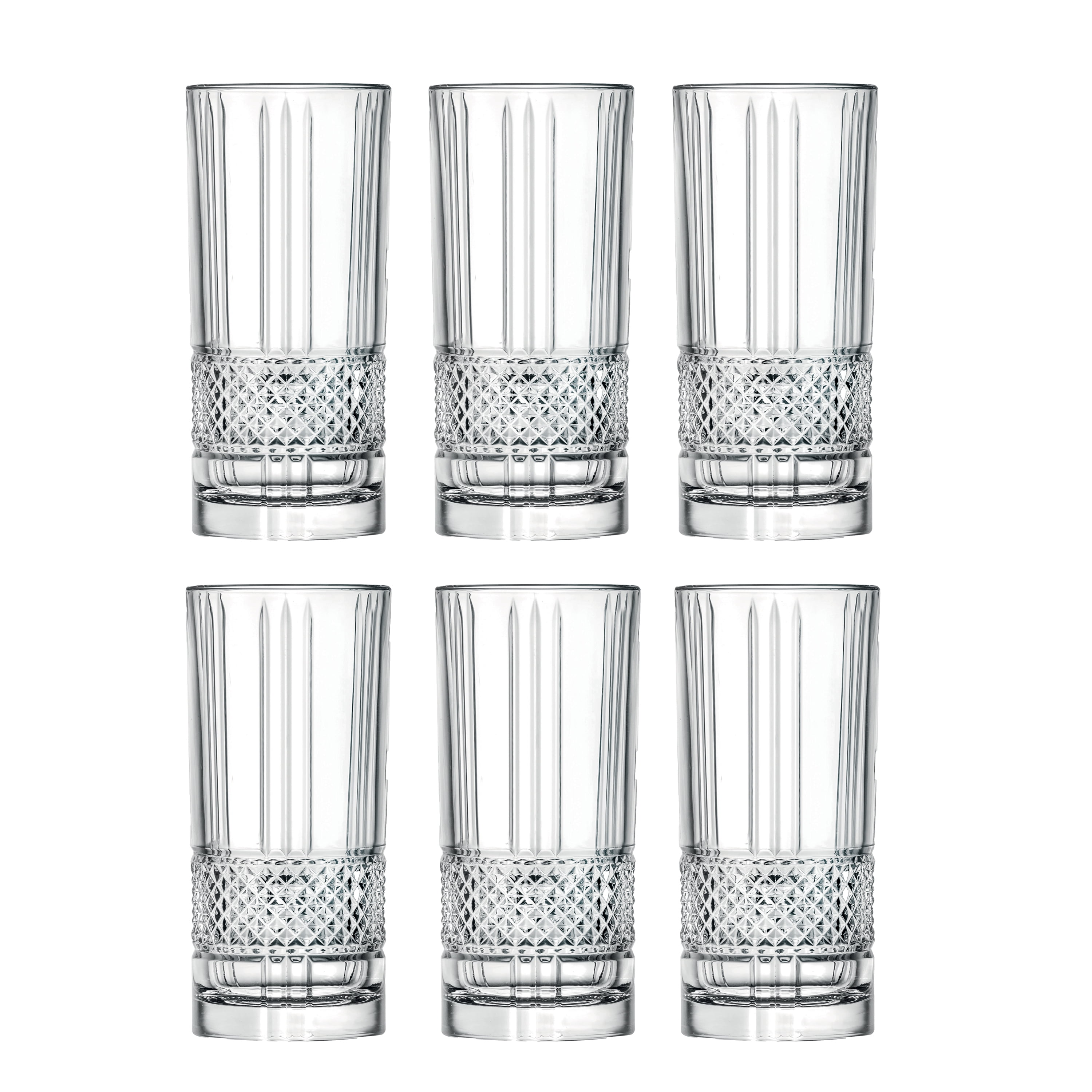 Brilliant Collection High Ball Set of 6 By Lorren Home Trends - Walmart.com