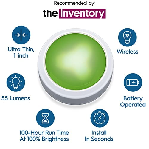 Brilliant Evolution 6-Pack Wireless RGB LED Lights - Battery Operated ...