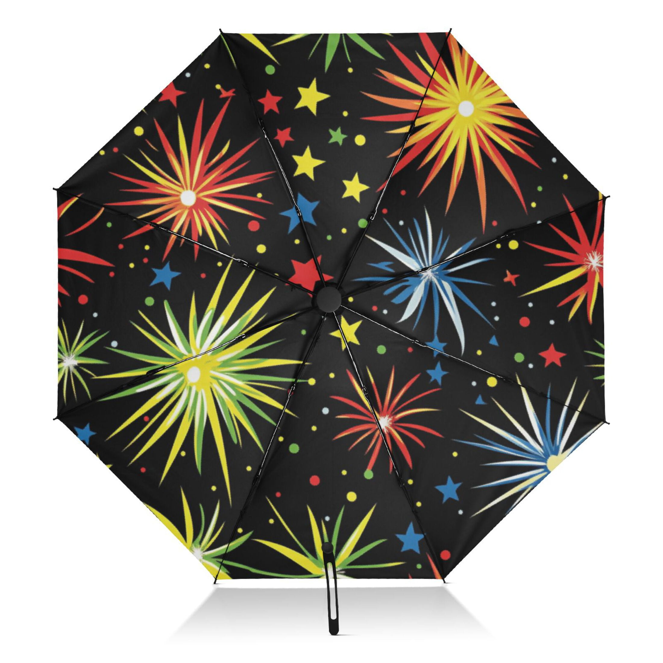 Brilliant Fireworks Pattern Extra Large Automatic Umbrella, UV ...