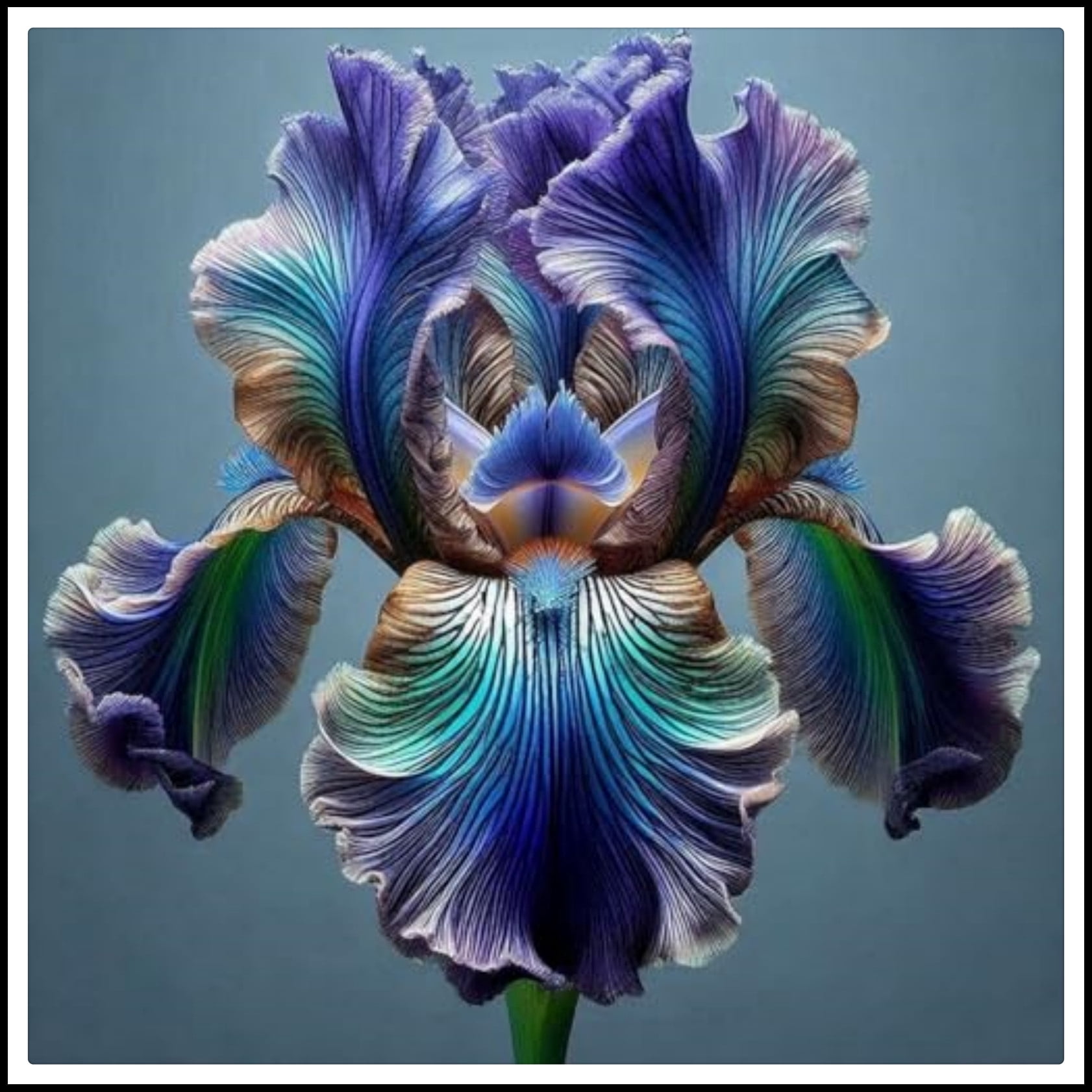 Brilliant Iris Planting-(Non-Artificial)-Bloom Year After Year-Home ...