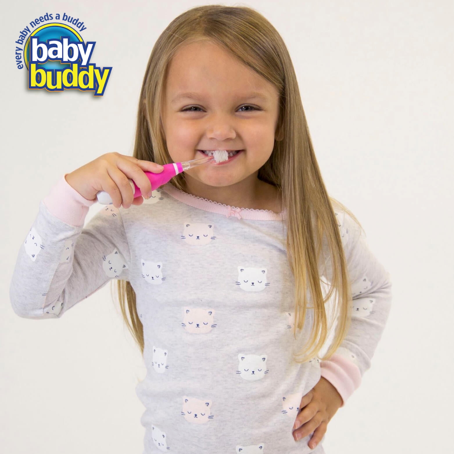 Brilliant Kids Sonic Toothbrush by Baby Buddy - Round Toothbrush ...