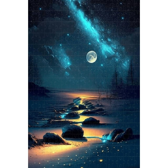 Brilliant Moonlight Beach Jigsaw Puzzles 500 Pieces For Adults ...