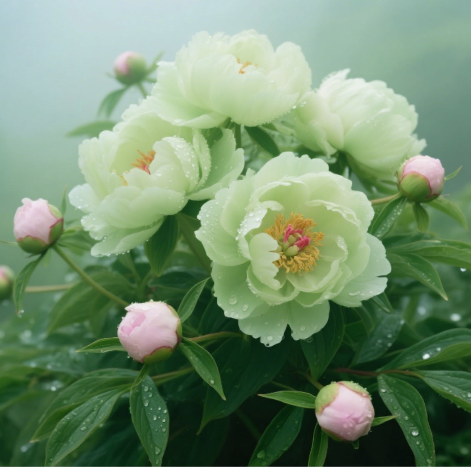 Brilliant Peony-- Bulk--10 color options -- Garden Stake for Outdoor ...