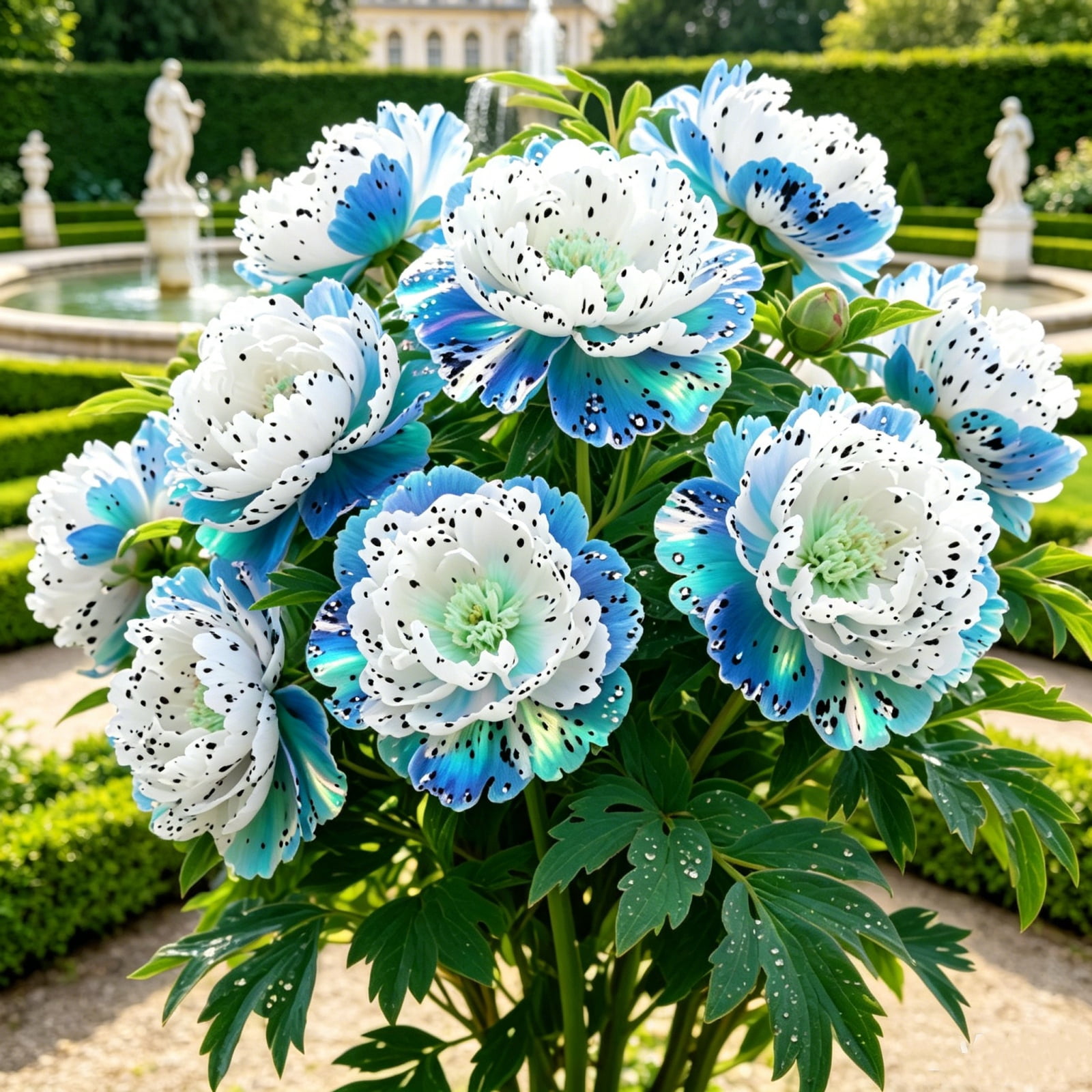 Brilliant Peony Planting-Premium Ornamental Garden Stakes-Home ...