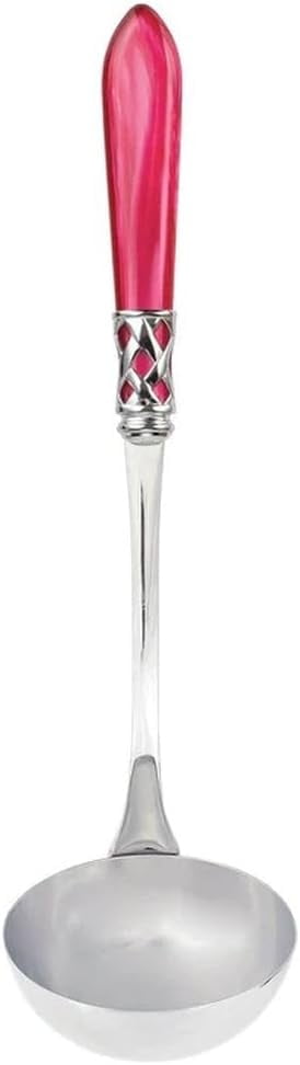 Brilliant Raspberry Soup Ladle Spoon, 11" 18/10 Stainless Steel Deep ...